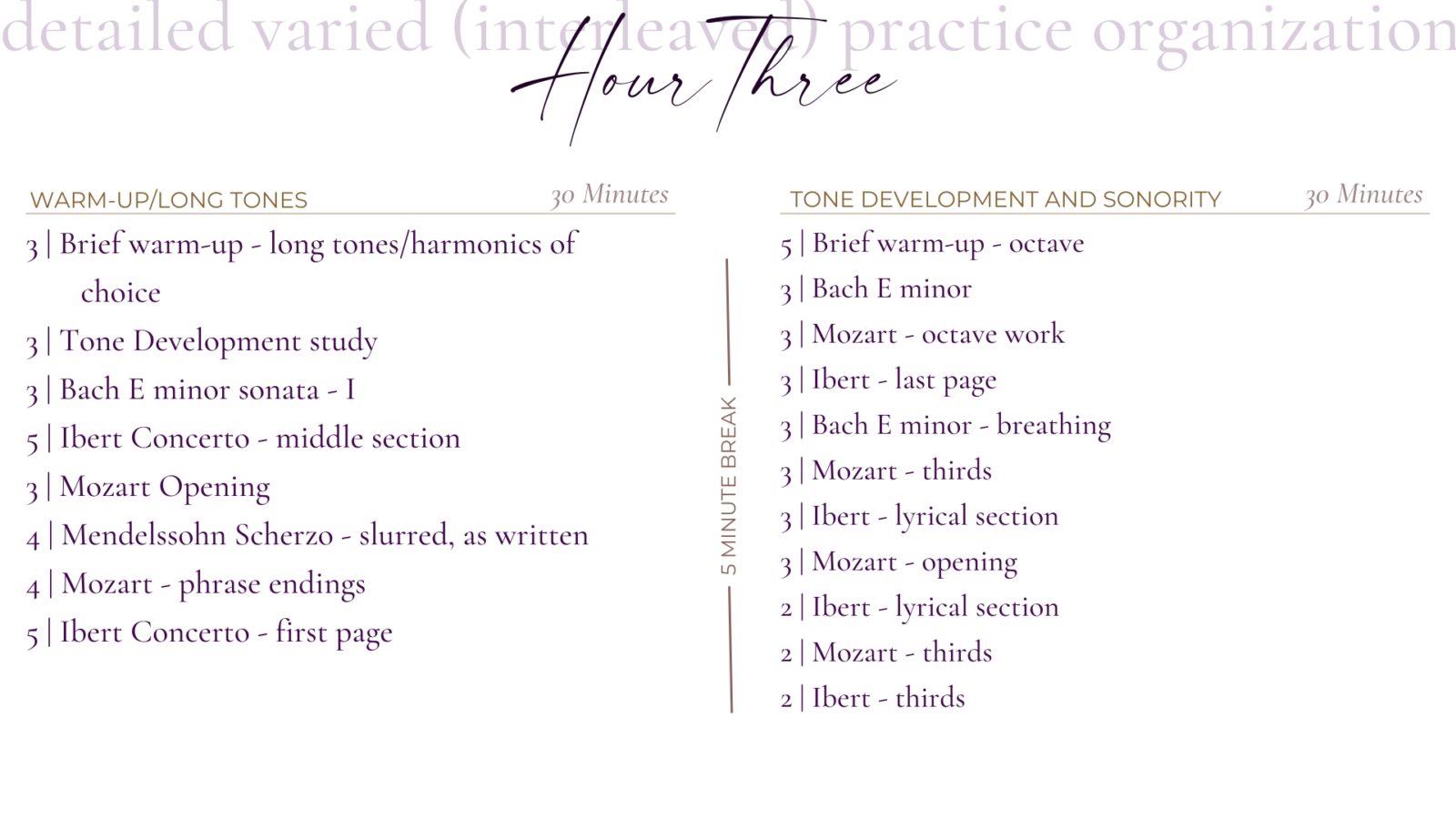 How to Organize an Effective Practice Session - Blog from Sarah ...