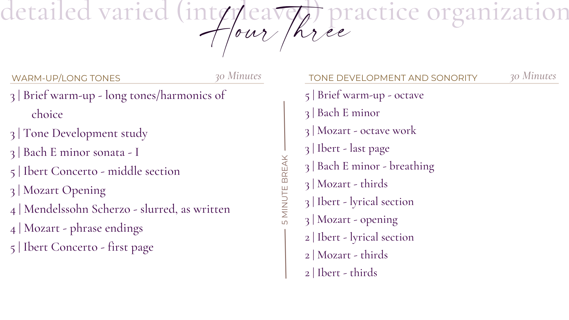 How to Organize an Effective Practice Session - Blog from Sarah ...